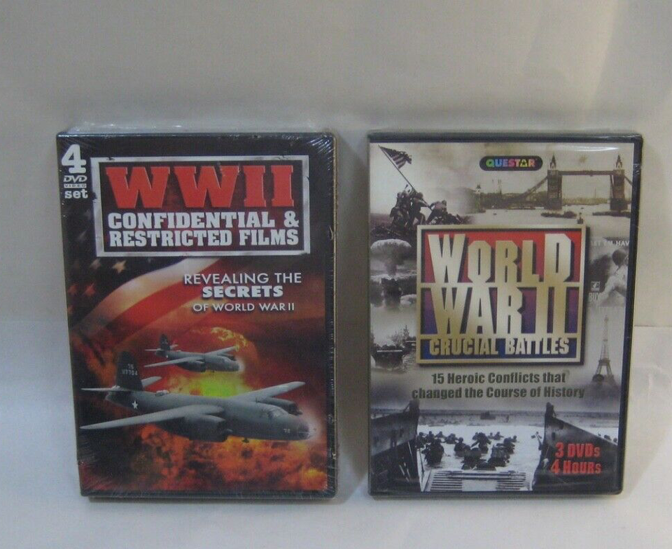 Lot of 10 DVD's Military War Movies, WW1, WW2 & Korea - NEW - FACTORY ...