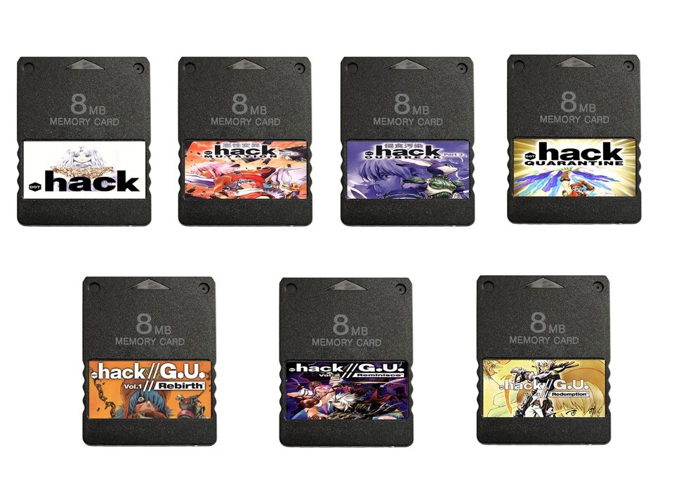 dot hack Mutation G.U. Outbreak Part 4 PlayStation 2 Memory Card Glossy Stickers | eBay