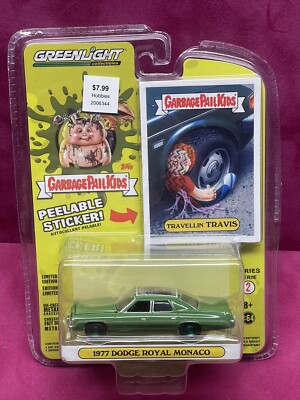 GREENLIGHT Garbage Pail Kids 1977 Dodge Royal Monaco Green Machine ...