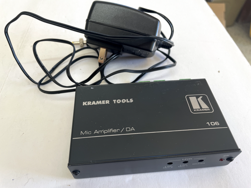Kramer 106 1:2 Microphone to Line Distribution Amplifier | eBay