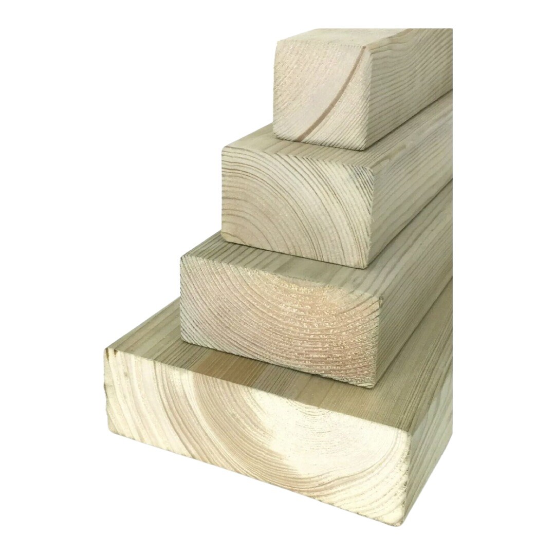 Timber Treated, Length 2.4m & 3m Sizes: 2x2 2x3 2x4 2x6 Reg C16/C24 ...