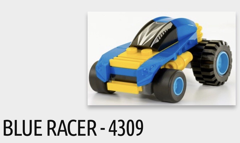 Lego Blue Racers 4309 Mini poly bag / New Retired Promotional Set | eBay