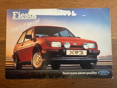 Vintage Car Postcard UK 🇬🇧 Ford Fiesta XR2 1984 Advertisement | eBay