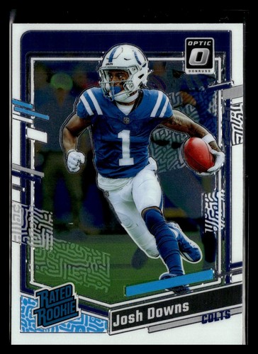 2023 Donruss Optic Rated Rookie #248 Josh Downs Indianapolis Colts ...