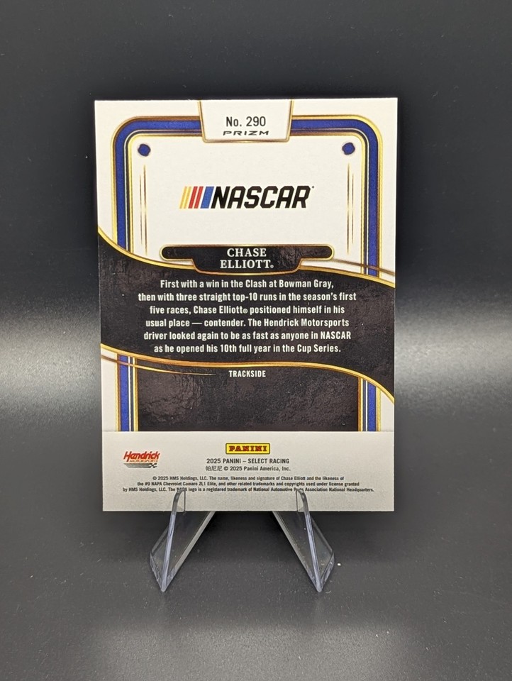 2025 Select Racing - Chase Elliott - SP Trackside Silver NASCAR Logo ...