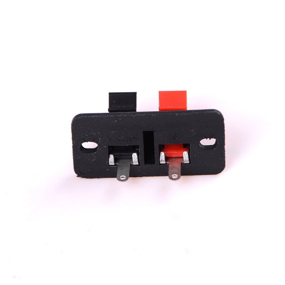 5x 2 Position Push in Jack Spring Load Audio Speaker Terminal Panel ...