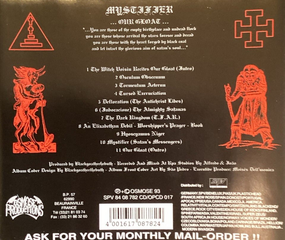 MYSTIFIER Wicca CD Rare 1993 French Release | eBay