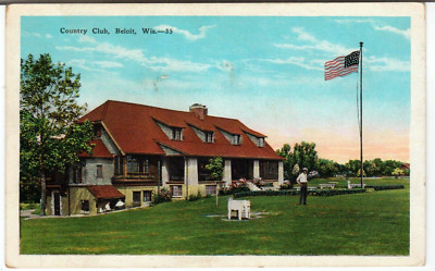 Postcard "Country Club, Beloit, Wisconsin" | eBay