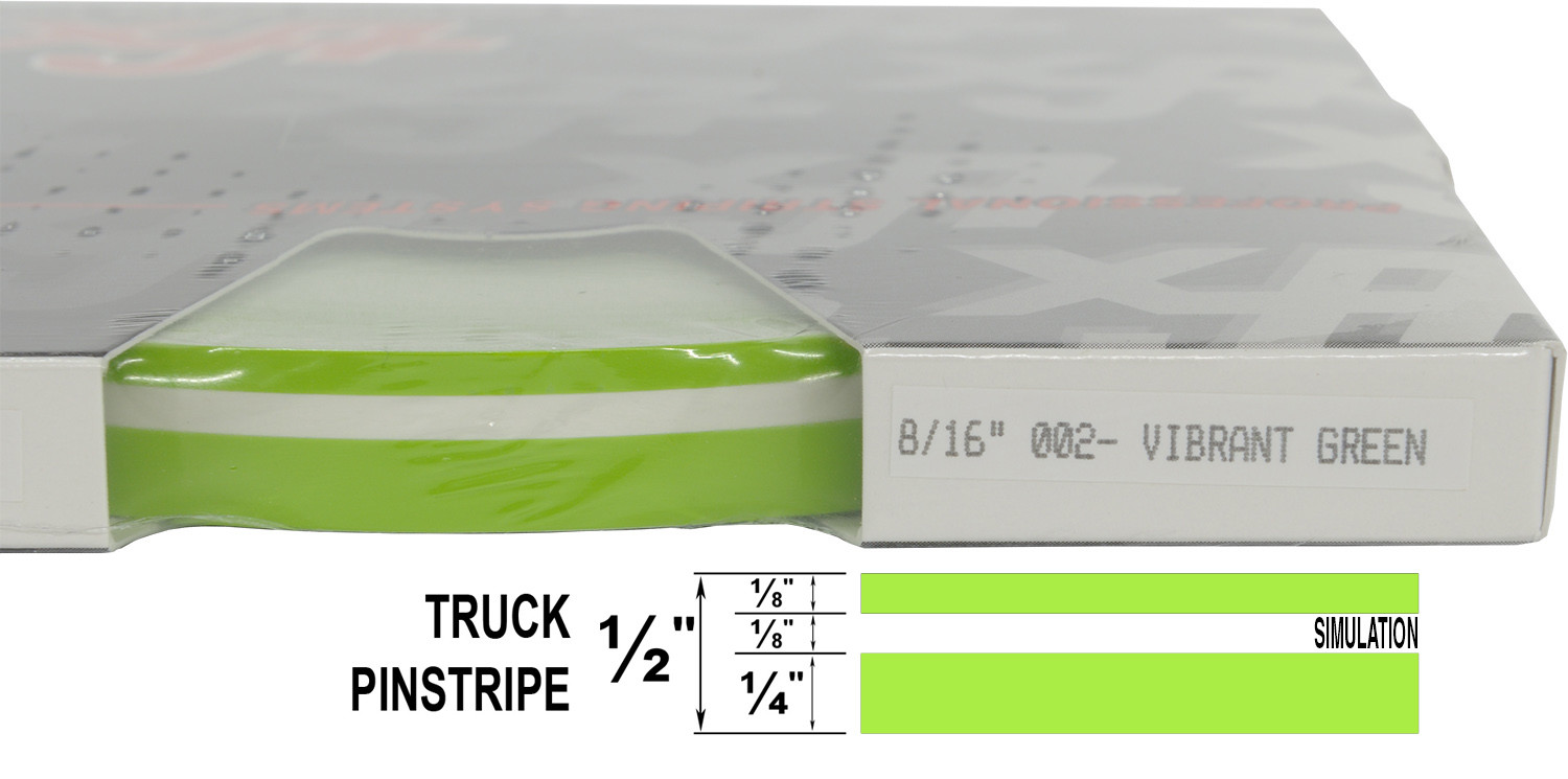 Truck Car PinStripe 1/2" (8/16") x 150' Roll Accent Pinstripe Stripe | eBay