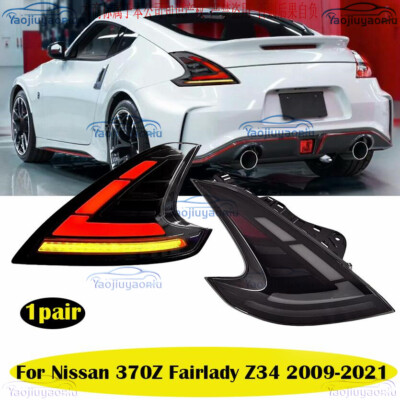 2009-21 LED Tail lights Sequential Compatible For Nissan 370Z Fairlady ...