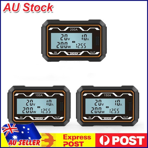 100/150/200A RC Watt Meter Power Analyzer High Precision DC 0-60V Power ...