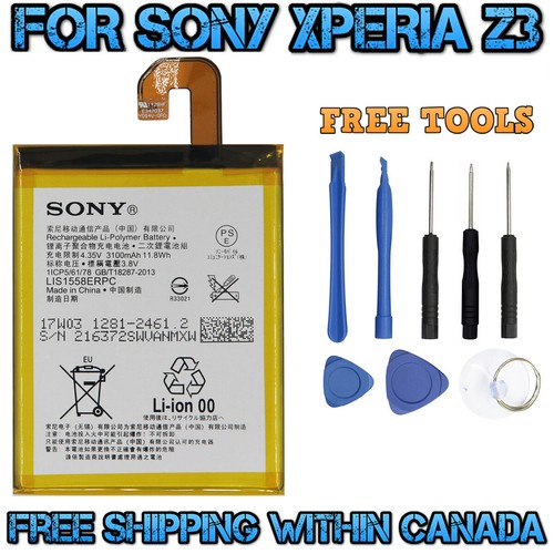 Original Sony Xperia Z3 Battery LIS1594ERPC 3100 mAh for D6603 D6643 ...