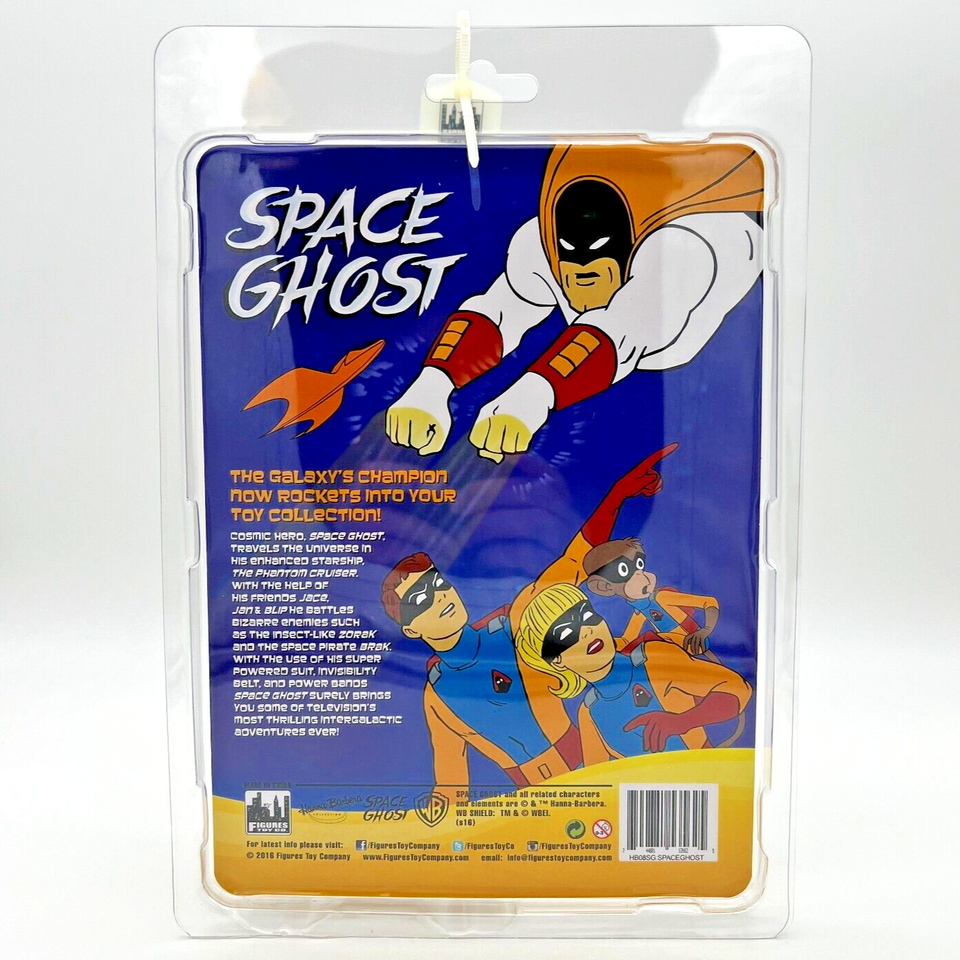FTC Hanna-Barbera SPACE GHOST 8" Mego-Style Retro Action Figure • NEW ...