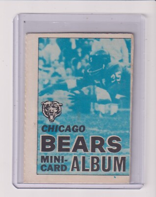 1969 TOPPS MINI-CARD ALBUM #3 CHICAGO BEARS + CARDS | eBay