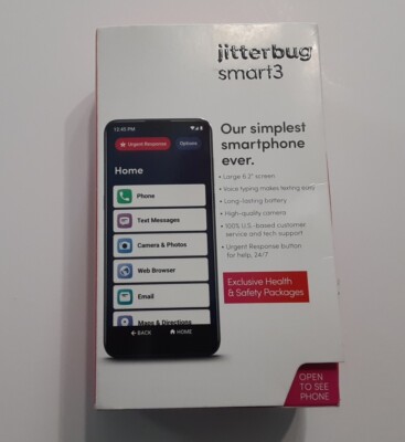Lively- Jitterbug Smart3 Smartphone for Seniors New Open Box | eBay