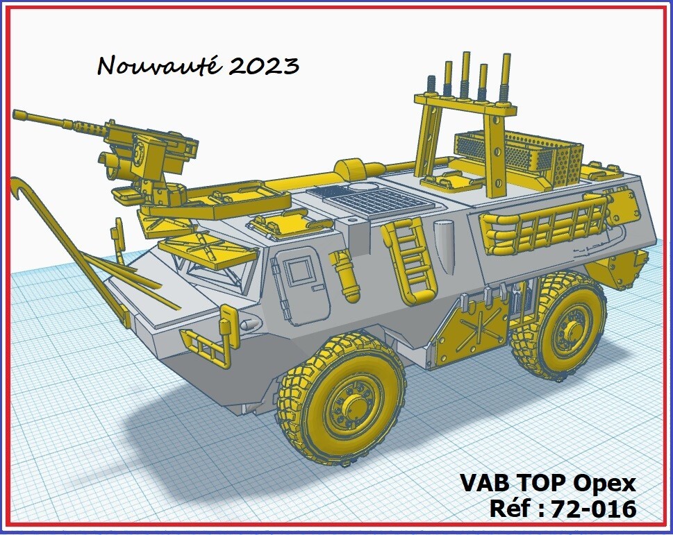 Conversion résine "VAB TOP Opex" pour le VAB HELLER - 1/72 | eBay