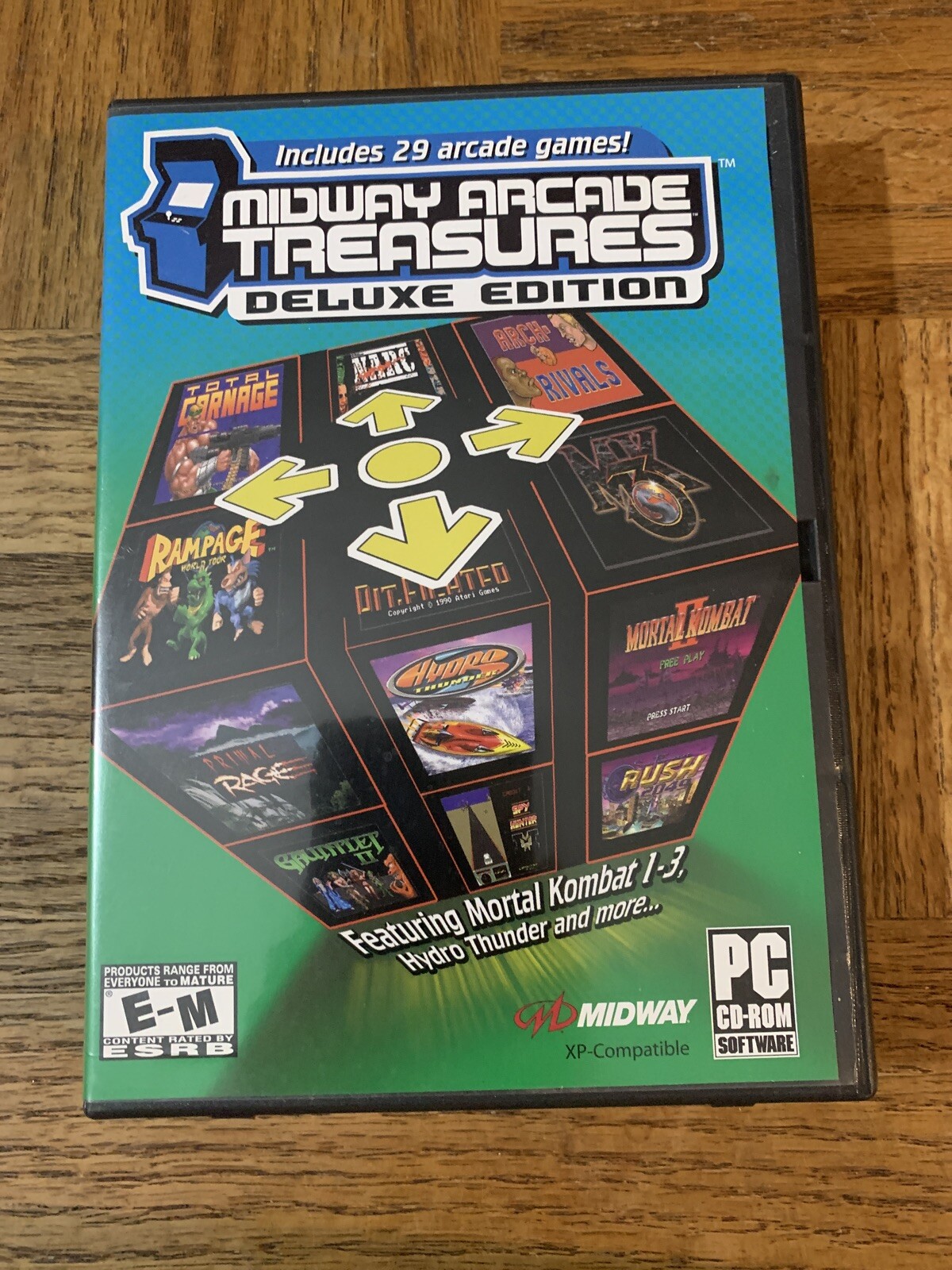Midway Arcade Treasures Deluxe Edition Computer Game PC CD Rom-RARE ...