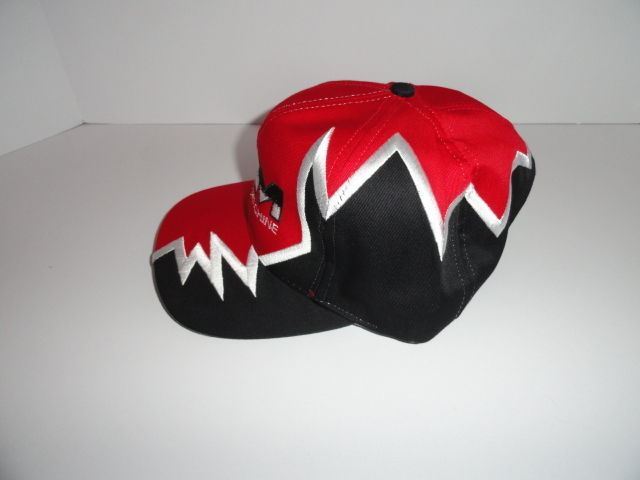Marine Machine Red jagged edge embroidered baseball cap | eBay
