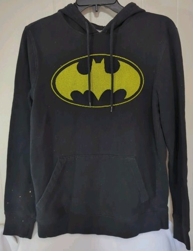 Vintage Batman Dot Matrix Logo DC Comics Hoodie Sweatshirt Unisex Teens ...