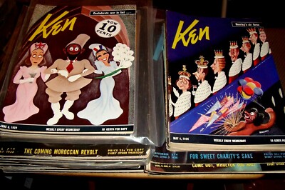 #1 (3),#2 (2),#3 (3),#4 (3)++ RARE lot 64 KEN MAGAZINE 1938 1939 listed ...
