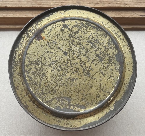 VINTAGE EMPTY ROUND DILL'S BEST TOBACCO TIN RUBBED CUBE CUT RICHMOND 5 ...