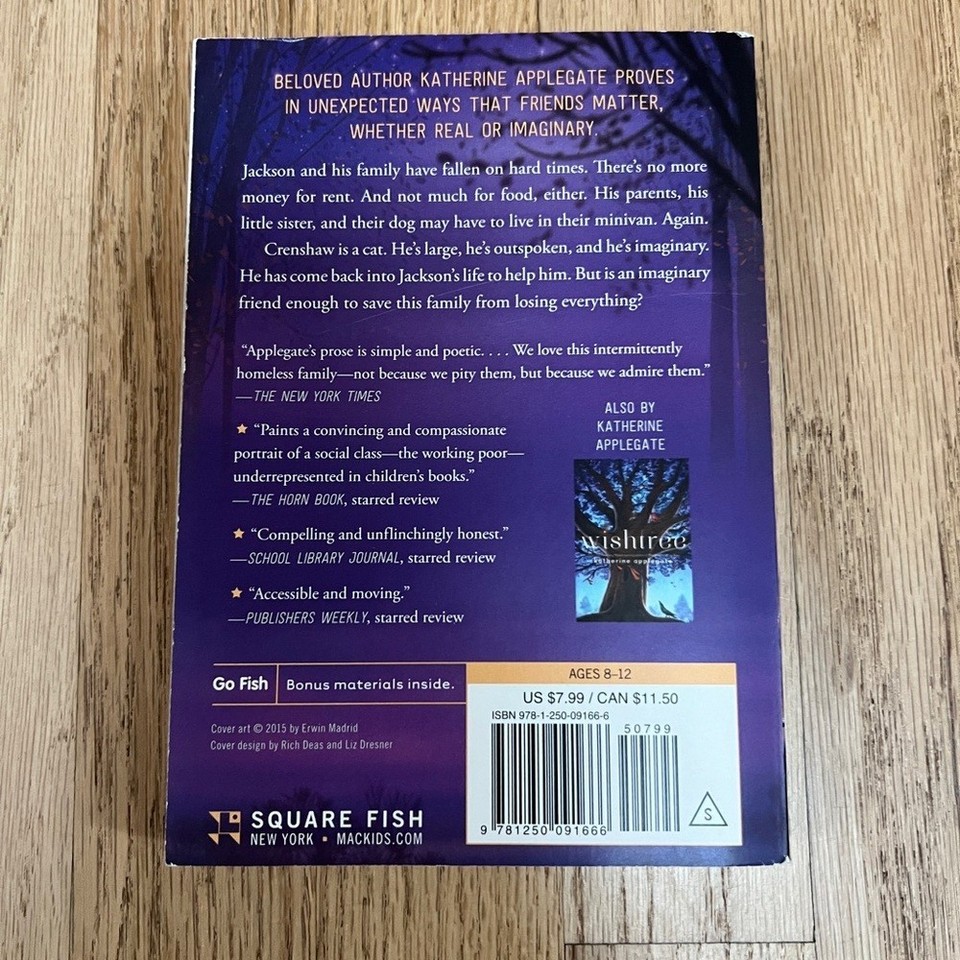 Crenshaw by Katherine Applegate kids Chapter book | eBay