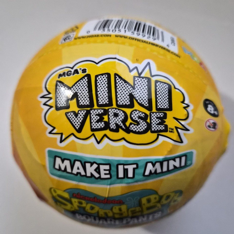 Miniverse Spongebob - Krusty Krab Kiddie Meal - Make It Mini | eBay