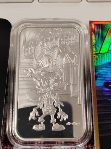 SCROOGE MCDUCK ZOMBIE KILLER HALLOWEEN 2023 MINTAGE 100 PROOFLIKE .999 ...