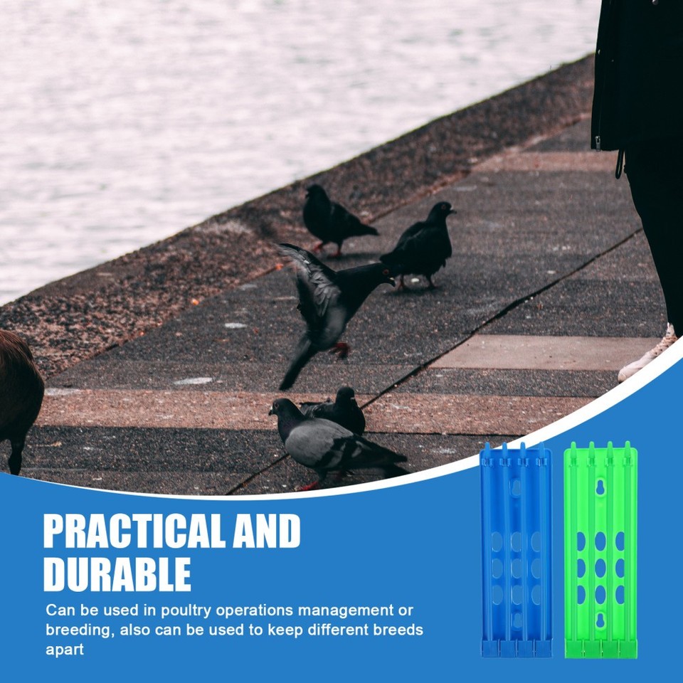 8 Pcs Racing Pigeon Band Holder Poultry Ring Rack Pigeon Foot Ring ...