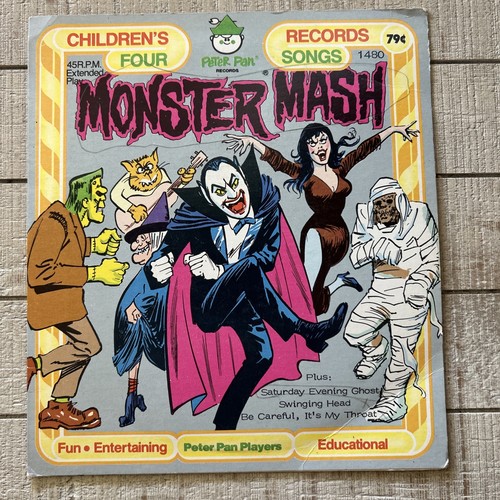 Vintage Peter Pan Records Monster Mash 45 RPM | eBay