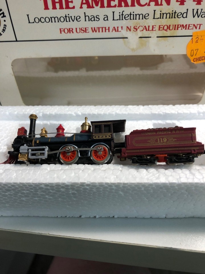 Vintage Bachmann N Scale No. 515100 American 4-4-0 & Tender Union ...