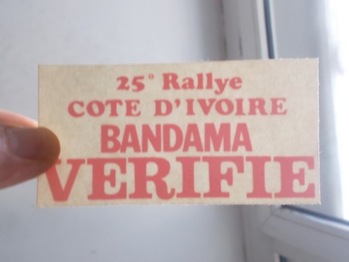 Sticker 25e Rally Side / Coast Ivory Bandama | eBay