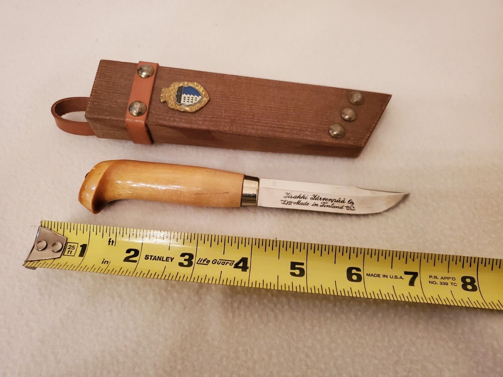 Rare, Iisakki Jarvenpaa Oy, Finland, Puukko Knife, with Kristinestad ...