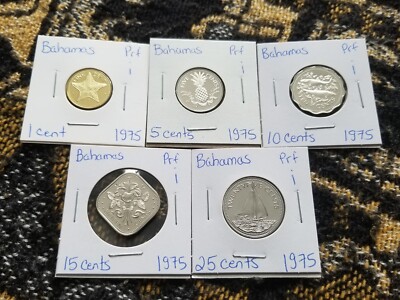 Bahamas 1975 Partial Set of Proof Coins - i Tariff Incl | eBay