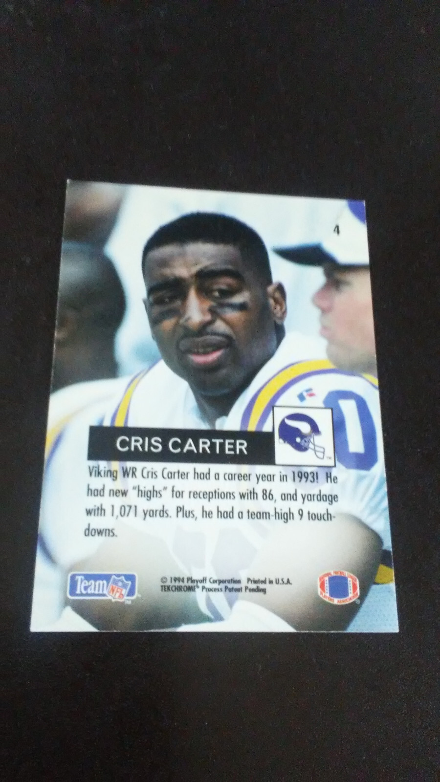 1994 Playoff - Cris Carter #4 for sale online | eBay