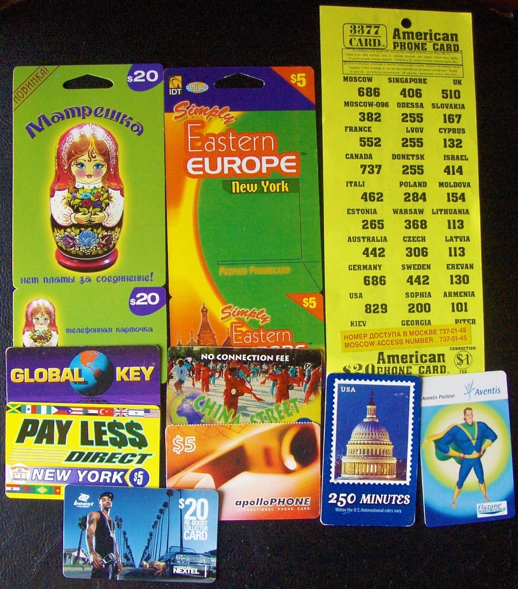 International Prepaid Phone Cards