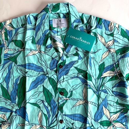 Cora Spearman Hawaii Men's Medium Rayon Short Sleeve Hawaiin Floral ...