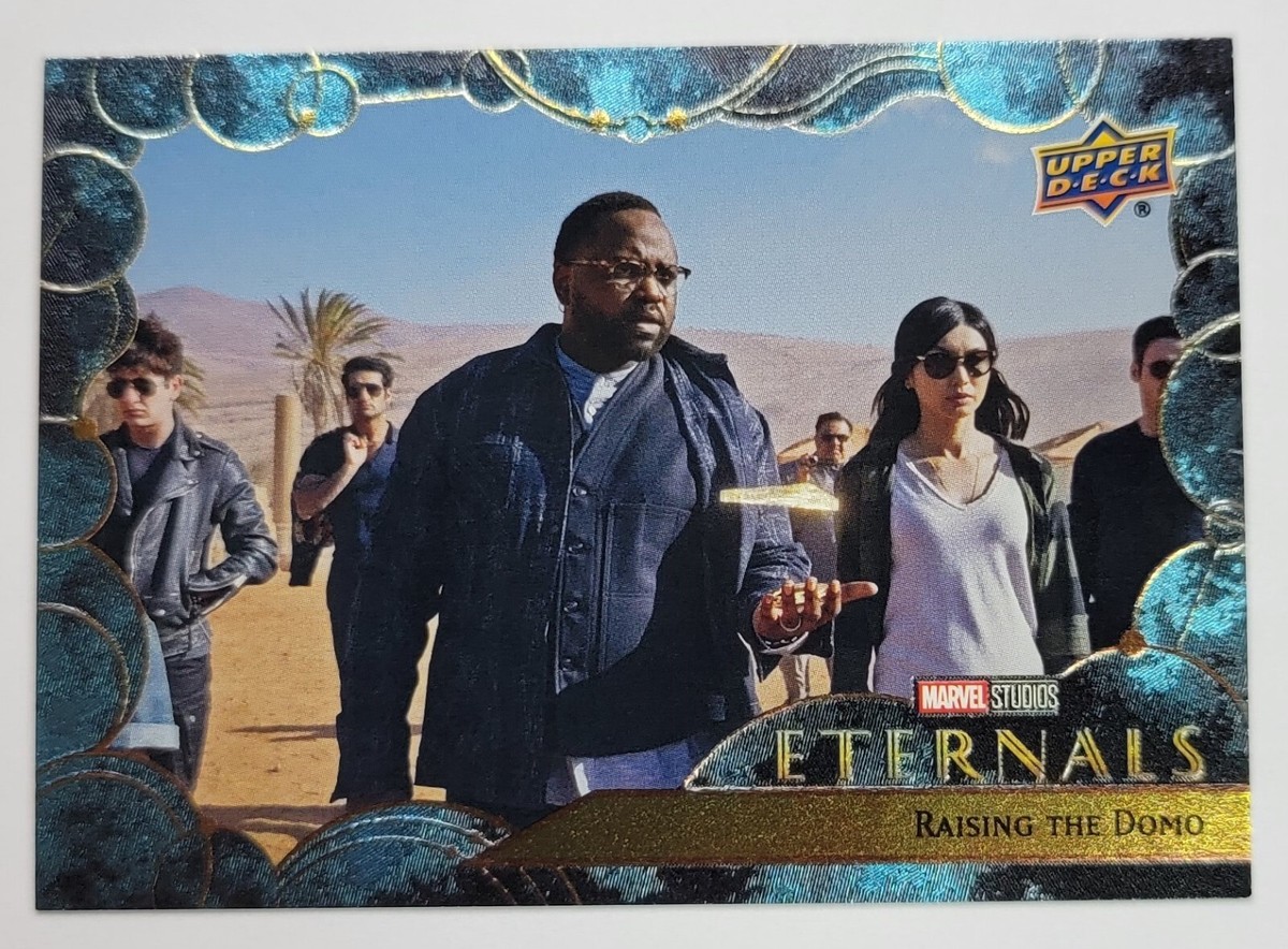 2023 Upper Deck Marvel Eternals BLUE Parallel RAISING THE 2023 Upper Deck Marvel Eternals BLUE Parallel RAISING THE