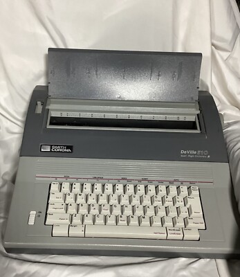 Vtg Smith Corona DeVille 510 Portable Electronic Typewriter Spell Right ...