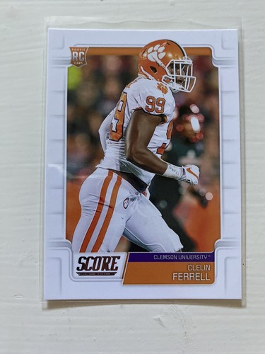 Clelin Ferrell 2019 Score #363 RC Clemson Tigers Oakland Raiders ...