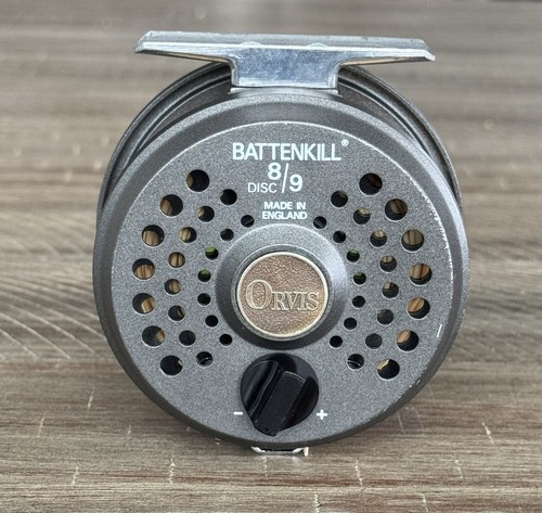 Clean Orvis Battenkill Disc 8/9 wt Fly Reel w/New Rio Grand Fly Line | eBay
