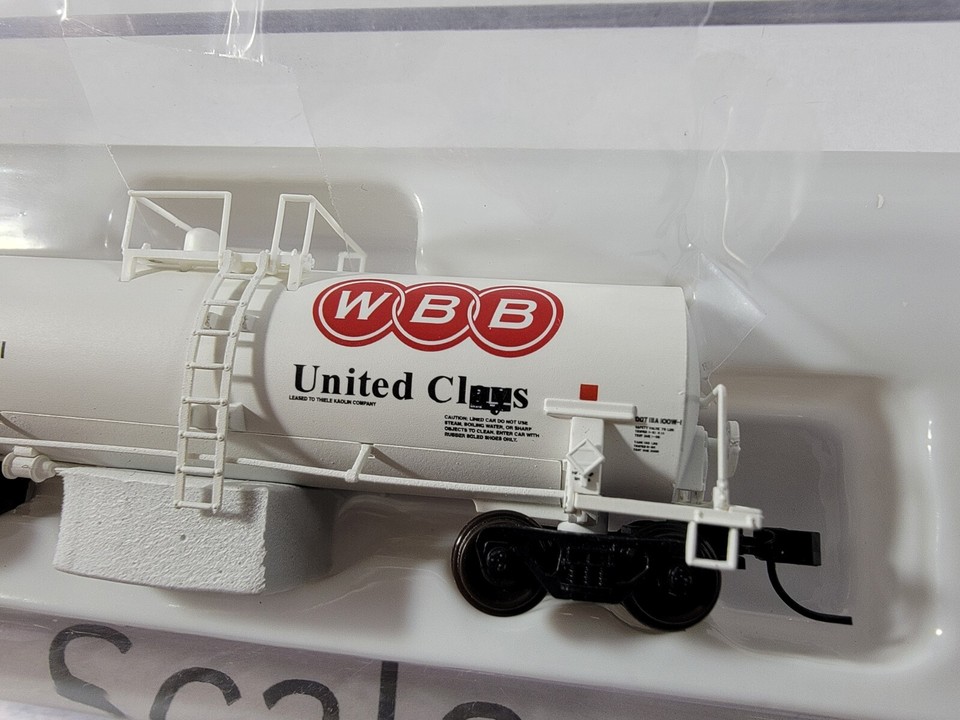 Atlas N Scale United Clays Kaolin Tank Car WBB ACFX #75681 | eBay