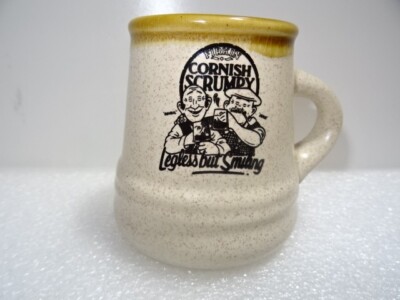 Small Pottery Advertising Mug For Firkin Cornish Scrumpy. Legless But ...