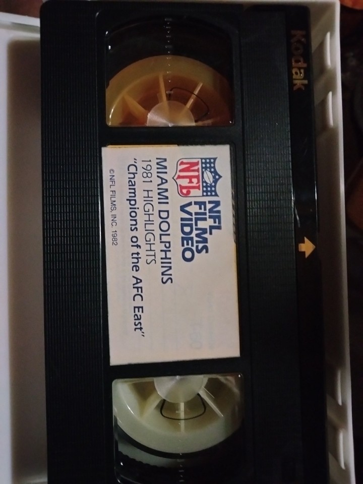 1981 miami Dolphins football Highlights VHS NFL DVD Don Shula Strock ...