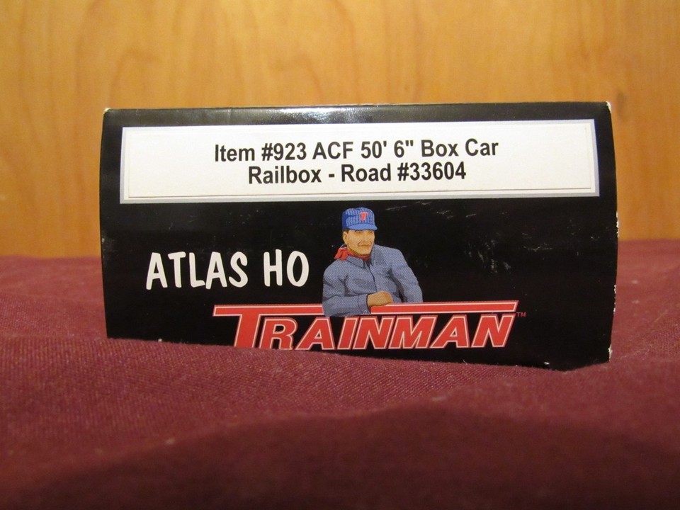 Atlas Trainman HO Scale Freight Car, Rail Box ACF 50' 6" Box Car, New ...