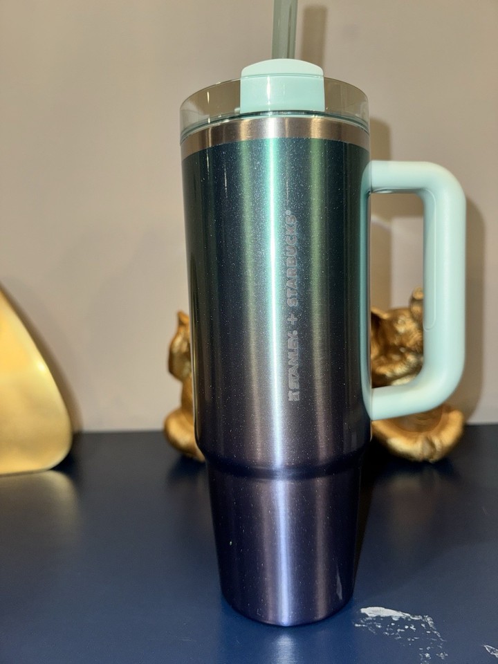 Stanley x Starbucks 30oz Tumbler In Hand - Mermaid Teal purple Gradient ...