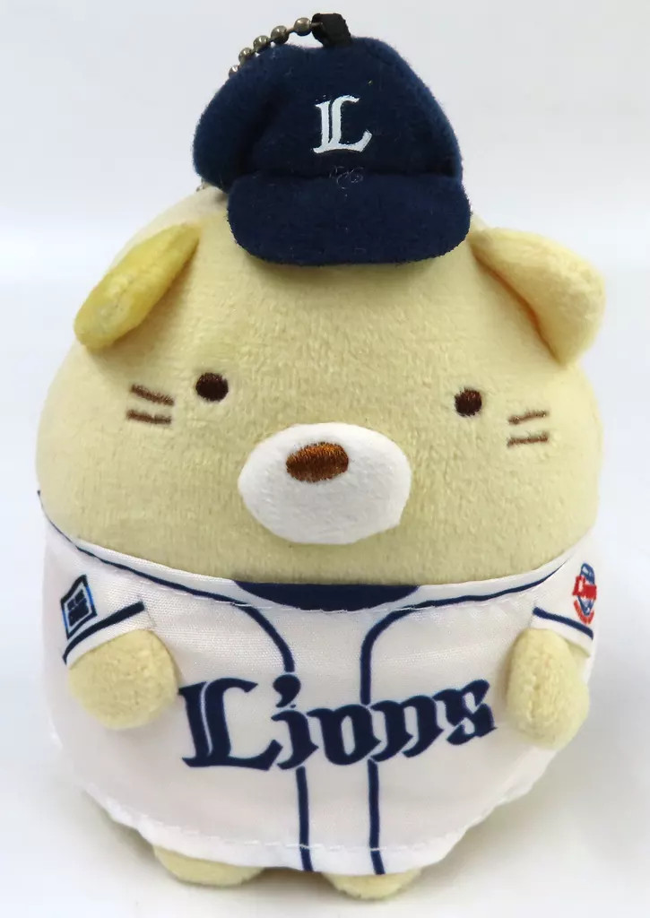 Cat Lions Mascot Ball Chain "Sumikko Gurashi x 12 Professional Baseball ...
