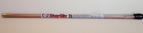 15% Silver Brazing Rods 5 RODS Sil-Fos, Worthington, Harris Stay-Silv ...
