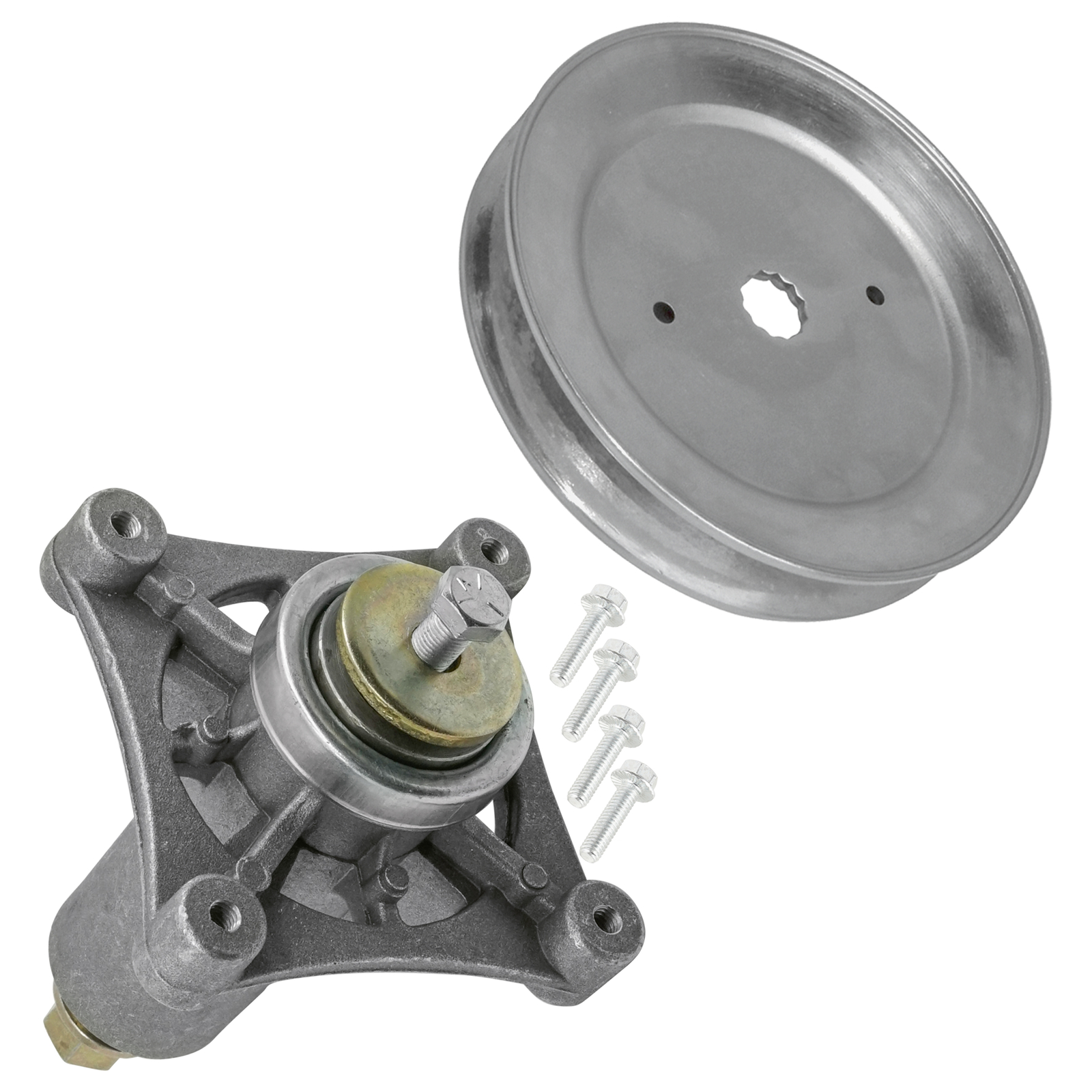 Spindle Assembly W/Pulley for Husqvarna LTH1438 LTH1538 LTH18538 ...