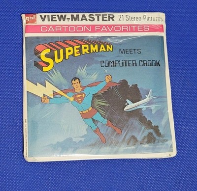 SEALED B584 Superman Meets Computer Crook DC Comics view-master Reels ...